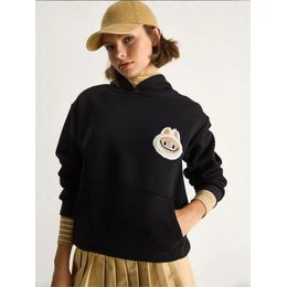 Bianco Lucci Sweatshirt female Black size S