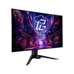 Asrock PGO32UFS OLED, Gaming-Monitor 80 cm (31.5 Zoll), schwarz, UltraHD/4K, Dual-Mode FHD 480Hz / 4K 240Hz, Wi-Fi-Ant., 240Hz Panel