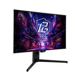 Asrock PGO27QFS OLED, Gaming-Monitor 68.6 cm (27 Zoll), schwarz, QHD,HDMI, DP, FreeSync Premium Pro, 240Hz Panel