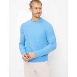 Brax Herren Strickpullover Style RICK pool, hellblau, Gr. S