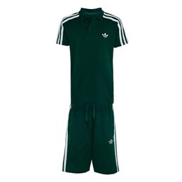 adidas originals Set Jungen Gr&ouml;&szlig;e 128 dunkelgr&uuml;n / wei&szlig;