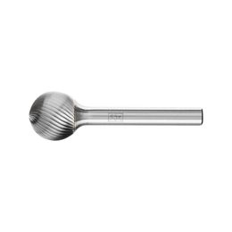 Pferd TOOLS Hartmetall Fr&auml;sstift Kugel KUD &Oslash; 16x14 mm Schaft-&Oslash; 6 mm Z5 universal fein (21112956)