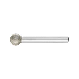 Pferd TOOLS Diamant-Schleifstift Kugel &Oslash;12,0mm Schaft-&Oslash;6 mm D126 (mittel) zum Gravieren und Entgraten (36212010)