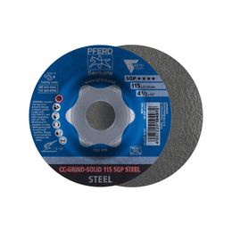 Pferd TOOLS CC-GRIND SOLID Schleifscheibe 115x22,23 mm COARSE Speziallinie SGP STEEL f&uuml;r Stahl (64187116)