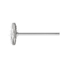 Pferd TOOLS Miniatur- Rundb&uuml;rste RBU &Oslash;22x2 mm Schaft-&Oslash;3 mm Edelstahl-Draht-&Oslash;0,10 (43100752)