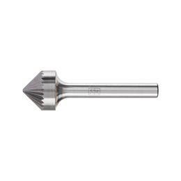 Pferd TOOLS Hartmetall Fr&auml;sstift Kegelsenk KSK 90&deg; &Oslash; 16x08 mm Schaft-&Oslash; 6 mm Z3 universal mittel (21115436)