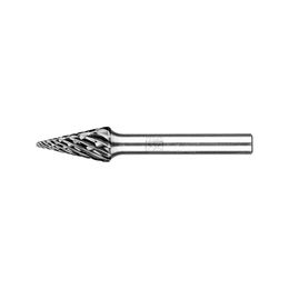 Pferd TOOLS Hartmetall Hochleistungsfr&auml;sstift STEEL Spitzkegel SKM &Oslash; 10x20mm Schaft-&Oslash; 6 mm HICOAT Stahl (21115190)