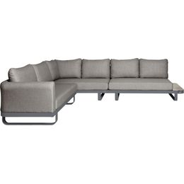Gartenlounge-Set Best "Fellow", grau (anthrazit,), B:320cm H:69cm T:242cm, Obermaterial: 70% Polyurethan, 30% Polypropylen, Sitzmöbel-Sets
