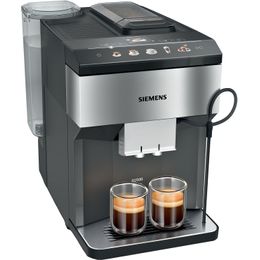 Siemens Kaffeevollautomat "EQ500 integral TP516DX3, App-Steuerung, Doppeltassenfunktion", schwarz (edelstahl, real schwarz), B:26,5cm H:37,3cm T:44,8cm, Kaffeevollautomaten, intuitives Farbdisplay, automatische Dampfreinigung, edelstahl