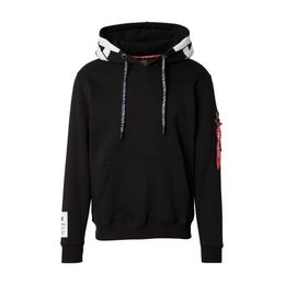 Alpha Industries Sweatshirt 'Alpha' male Black size 5XL