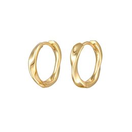 Elli Earrings 'Twisted' female Gold size One Size