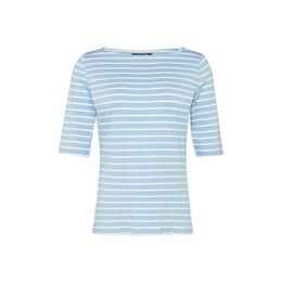 comma, COMMA T-Shirt Damen Größe XS hellblau / weiß