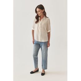 TATUUM Bluse "Isla" in Wei&szlig; - 64% | Gr&ouml;&szlig;e 44 | Damen-blusen