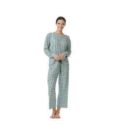 PJ Salvage Pyjama in T&uuml;rkis - 68% | Gr&ouml;&szlig;e L | Damen-loungewear