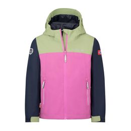 Trollkids Funktionsjacke "Telemark" in Gr&uuml;n/ Dunkelblau/ Rosa - 53% | Gr&ouml;&szlig;e 116 | Kinderjacken