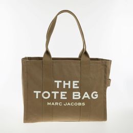 Marc Jacobs Khakigrüne Tote Bag aus Canvas