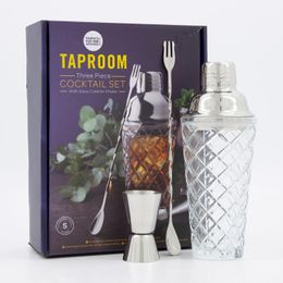 3-teiliges Cocktailzubeh&ouml;rset aus Glas