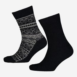 Camano 2er-Pack schwarze Socken
