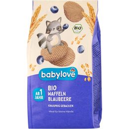 Kindersnack Waffeln Blaubeere babylove