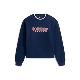 Tommy Jeans Sweatshirt Damen Gr&ouml;&szlig;e XL dunkelblau / rot / wei&szlig;
