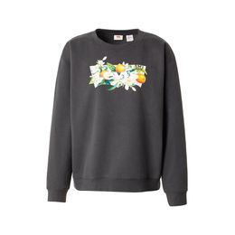 Levi's Levi's 'Graphic Everyday Crewneck Sweatshirt' Damen Gr&ouml;&szlig;e S anthrazit / gr&uuml;n / orange / wei&szlig;