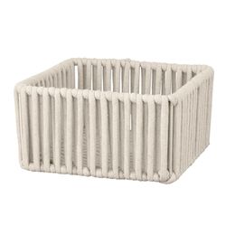 Sch&ouml;ner Wohnen Kollektion Sch&ouml;ner Wohnen Kollektion Aufbewahrungskorb 'Zovo' Baumwolle, Polyester beige 20 x 10 x 20 cm