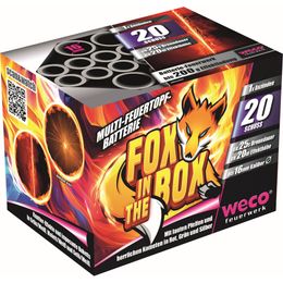 Weco Batterie-Feuerwerk 'Fox in the Box' 20 Schuss