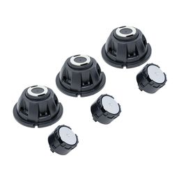 Schulte Unterbaufu&szlig;-Set f&uuml;r h&ouml;henverstellbar 90 - 112 mm 3-teilig