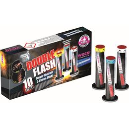 Weco Knall-Feuerwerk 'Double Flash' 10-teilig