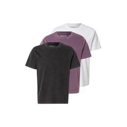 Abercrombie & Fitch Abercrombie & Fitch T-Shirt 'CLASSIC' Herren Gr&ouml;&szlig;e XL mauve / schwarz / wei&szlig;