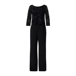 comma, COMMA Jumpsuit Damen Gr&ouml;&szlig;e XL anthrazit / schwarz