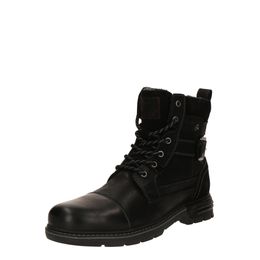 Mustang Schn&uuml;rboots Herren Gr&ouml;&szlig;e 46 schwarz