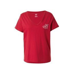 GAP T-Shirt Damen Gr&ouml;&szlig;e S blutrot / wei&szlig;