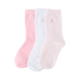Jordan Socken M&auml;dchen Gr&ouml;&szlig;e 7/9Y rosa / altrosa / wei&szlig;