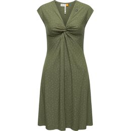 Ragwear Kleid 'Comfrey' Damen Gr&ouml;&szlig;e 34 oliv / wei&szlig; Winterkleid