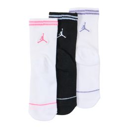 Jordan Socken M&auml;dchen Gr&ouml;&szlig;e 7/9Y flieder / hellpink / schwarz / wei&szlig;