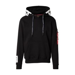 Alpha Industries Sweatshirt 'Alpha' Herren Gr&ouml;&szlig;e M schwarz