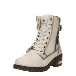 Mustang Schn&uuml;rstiefelette Damen Gr&ouml;&szlig;e 36 offwhite Winterschuhe