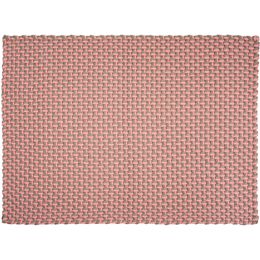 Fußmatte Pad "POOL, Schmutzfangmatte", sand, pink, B:72cm H:15mm L:130cm, Kunstfaser, Teppiche, Fußmatte, handgewebt, In- und Outdoor geeignet, auch als Läufer erhältlich
