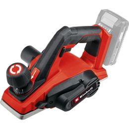 Akku-Elektrohobel Einhell "TE-PL 18/82 Li - Solo", rot (rot, schwarz), B:18cm H:18,7cm L:28,9cm, Hobelmaschinen, ohne Akku und Ladegerät