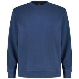 Gro&szlig;e Gr&ouml;&szlig;en BOSS Sweatshirt aus Baumwolle Farbe blau Gr&ouml;&szlig;e: 4XL