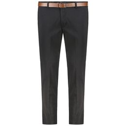 Jack & Jones Große Größen Jack&Jones Stretch-Chinos mit Gürtel Farbe schwarz Größe: 40/34