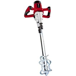R&uuml;hrwerk Einhell "Farb-M&ouml;rtelr&uuml;hrer TE-MX 1600-2 CE Twin", bunt (silberfarben, rot), B:31,8cm H:20cm L:40,9cm, Aluminium, R&uuml;hrwerke, f&uuml;r M&ouml;rtel, Fliesenkleber, Fugenbunt, Farbe oder Lack