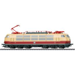 Märklin Elektrolokomotive MÄRKLIN "Märklin Elektrolokomotive Baureihe 103 - 39151", beige (beige, rot), Modelleisenbahn-Fahrzeuge, KinderB:3,5cm H:5,5cm L:22,4cm, Kunststoff, Metall, Made in Europe, B:3,5cm H:5,5cm L:22,4cm