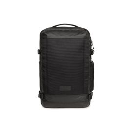 Laptoprucksack Eastpak "TECUM M", Damen, Gr. B/H/T: 33cm x 48cm x 19cm, schwarz (cnnct coat), Nylon, Polyester, unifarben, Rucks&auml;cke Laptoprucksack, enth&auml;lt recyceltes Material (Global Recycled Standard)