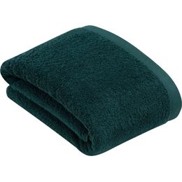 Badetuch Vossen "High Line", blau (poseidon), B:100cm L:150cm, Walkfrottee, Obermaterial: 100% Baumwolle, Handt&uuml;cher, Badetuch