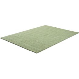 Wollteppich Sansibar "List", bunt (gr&uuml;n, multi), B:60cm H:13mm L:90cm, Schurwolle, Teppiche, Kurzflor, Handweb Teppich, meliert, reine Wolle, handgewebt
