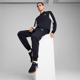 Trainingsanzug Puma "POLY BASEBALL SUIT", Herren, Gr. M, blau (new navy), Trikot, Obermaterial: 100% Polyester, unifarben, regular fit, Sportanz&uuml;ge Trainingsanzug