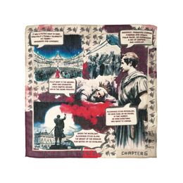 Alessandro Magno Bandana 'HERO (CHPT.6)' male Red size 45 x 45 cm