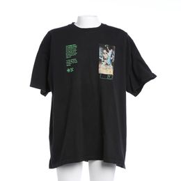 Off-White T-Shirt Herren Gr&ouml;&szlig;e L Second Hand schwarz
